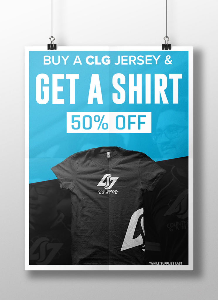 CLG T-Shirt Promo poster - id820 Digital Arts